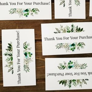 Office | Thank You Cards Business Card Size3x2 Inch Cards | Poshmark